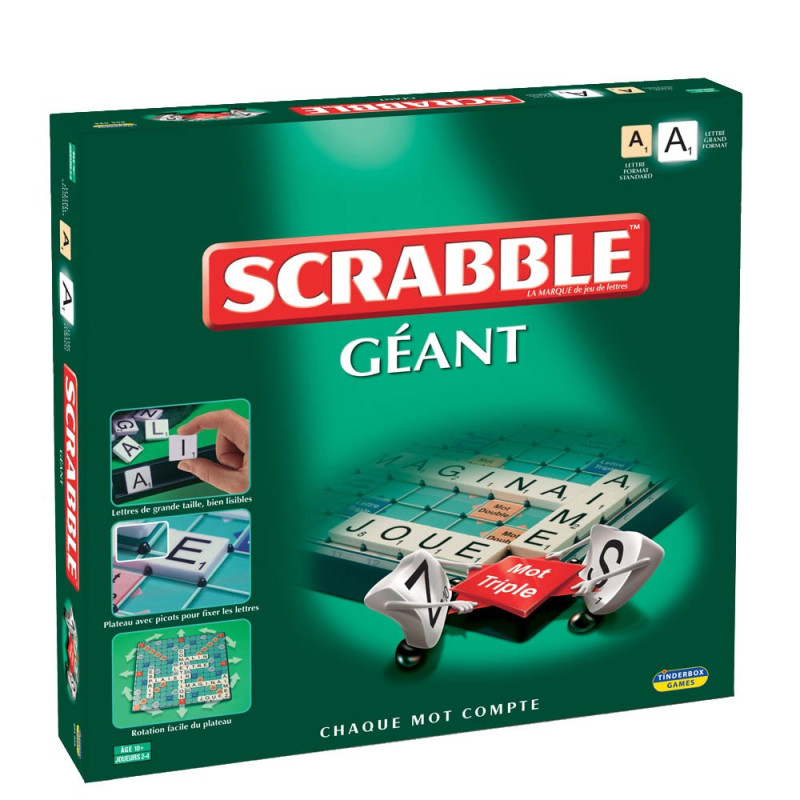 Scrabble géant seniors, personnes âgées et malvoyants