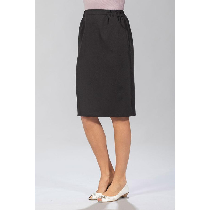 Jupe coupe droite facile à enfiler pour femme senior - 4 coloris
